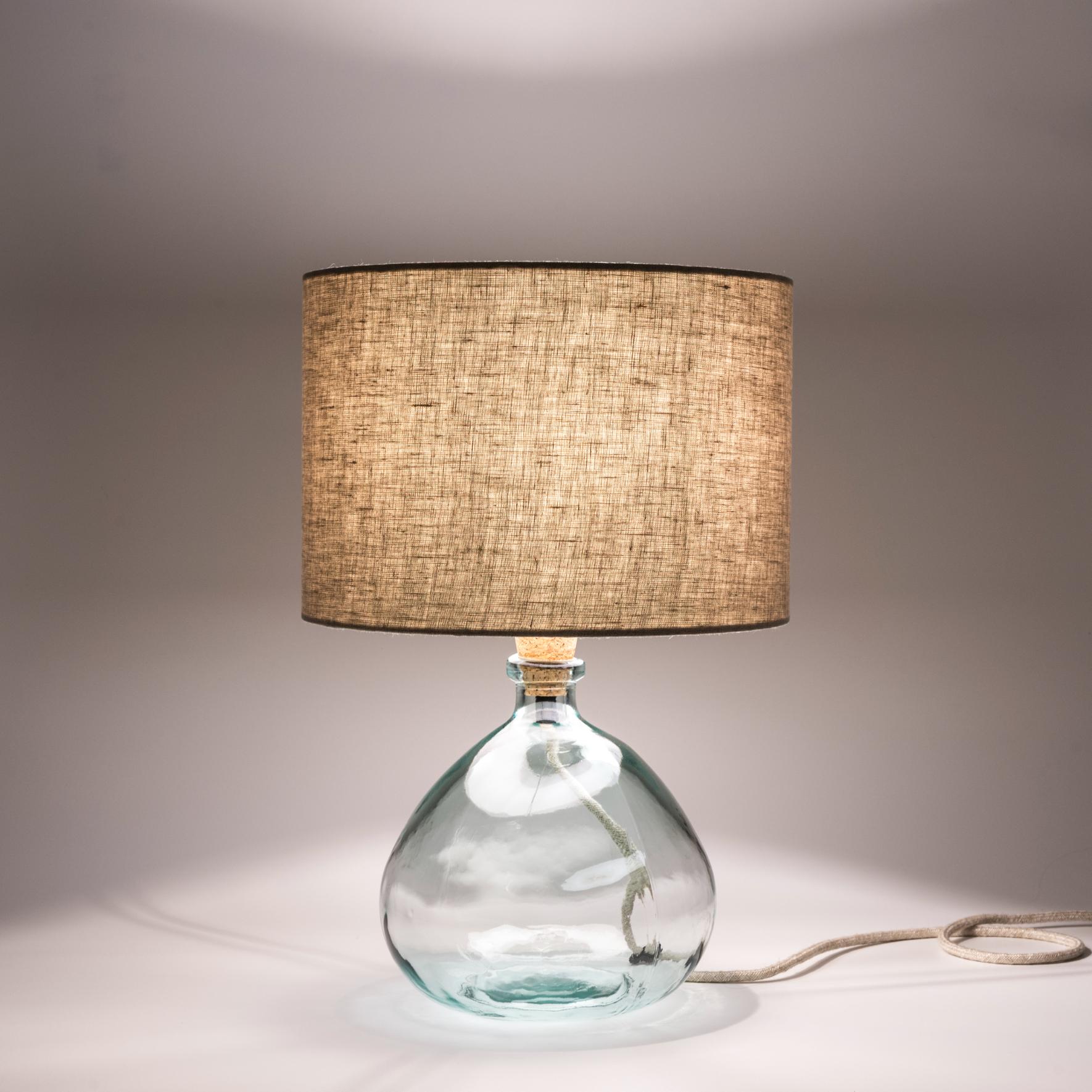 Natural Linen Natural Lampshade | Seaside Shades